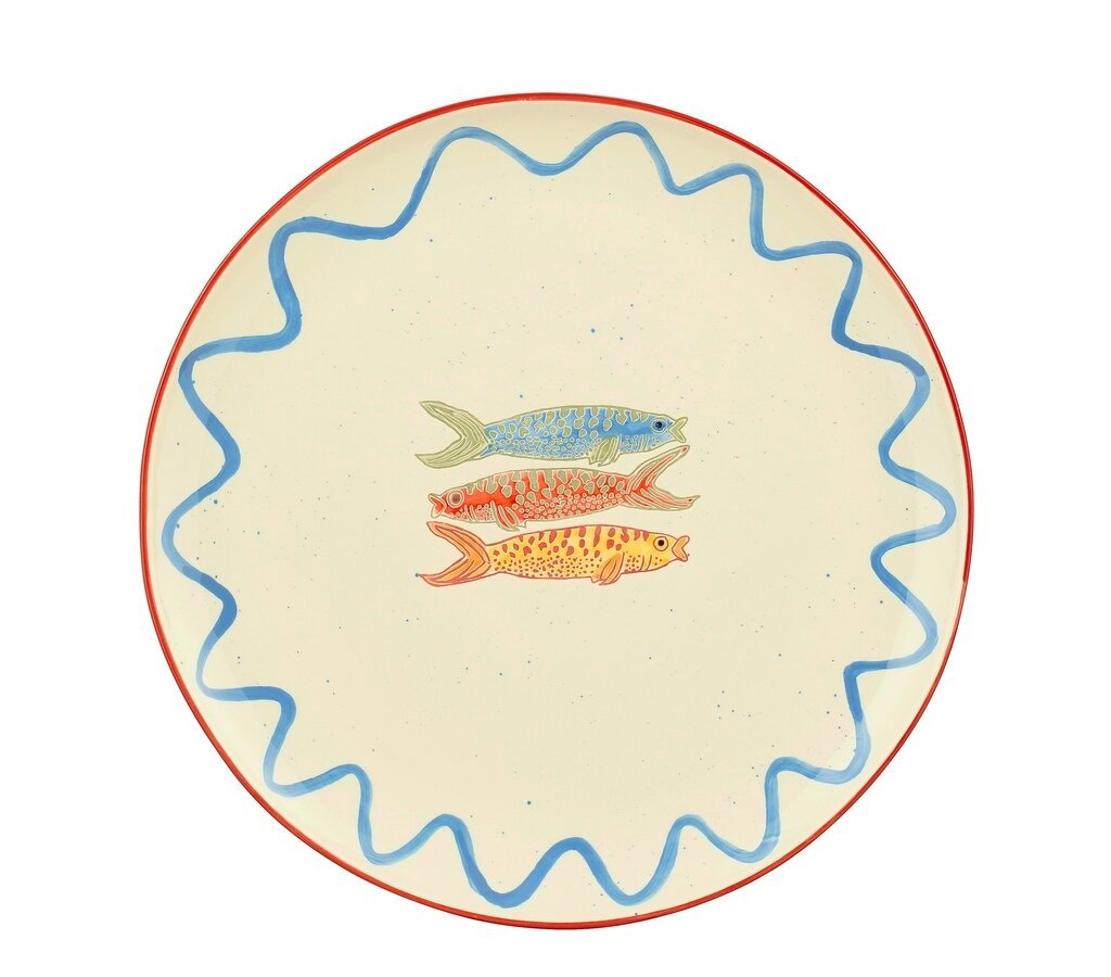 PLATO ARIANE AZUL D35CM